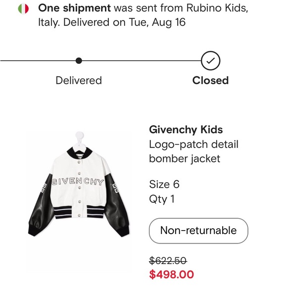 Givenchy | Jackets & Coats | Givenchy Kids Logo Patched Bomber Jacket ...